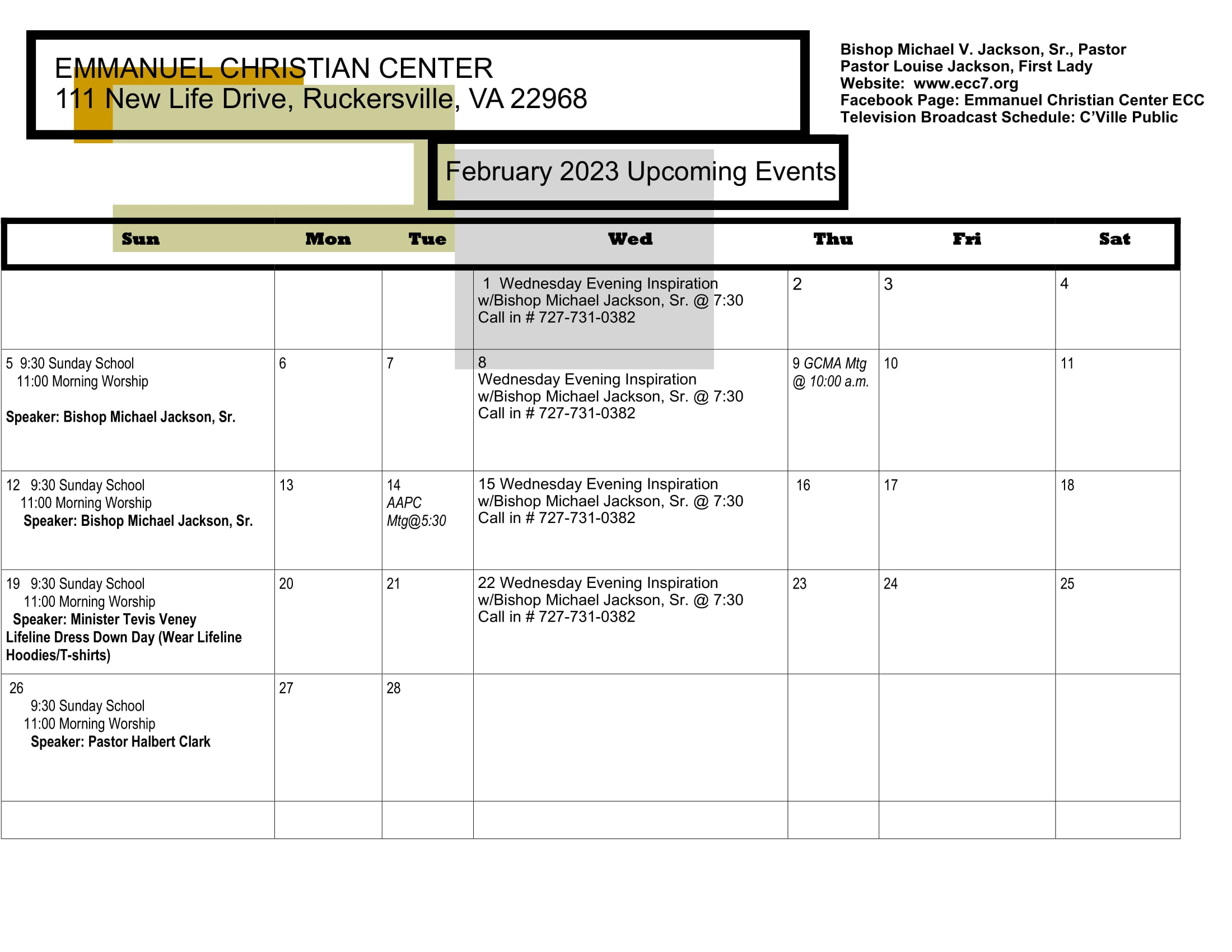History | Emmanuel Christian Center
